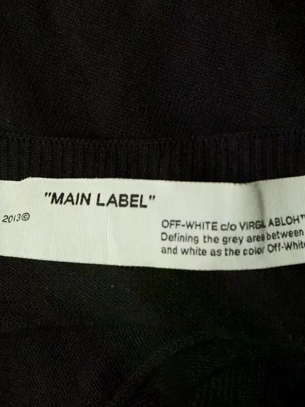 Off-White Logo-strap Fitted Dress