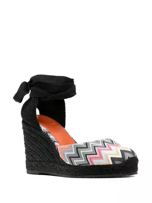 Missoni 100mm Zigzag-pattern Espadrilles