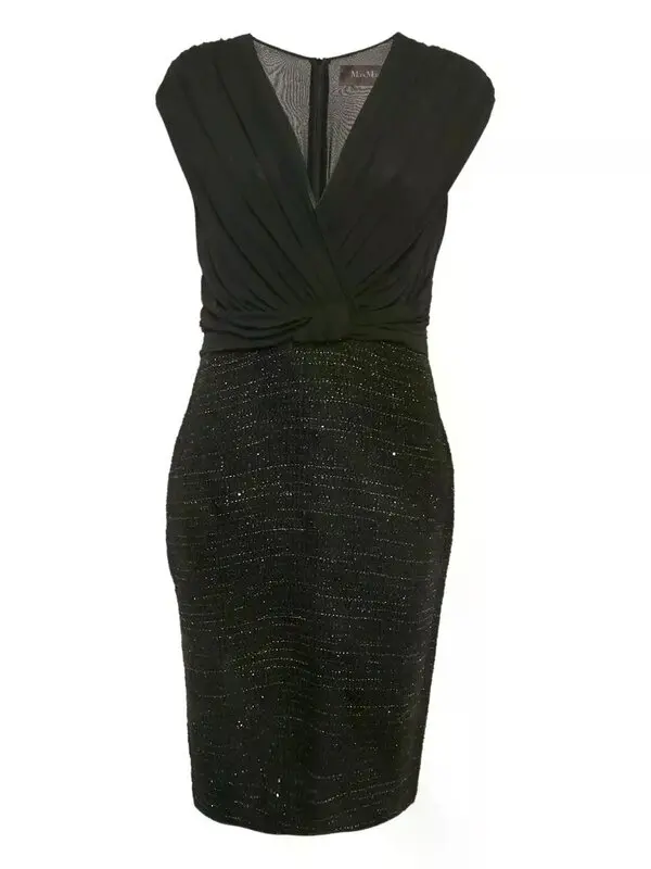 Max Mara Silk Draped Dress