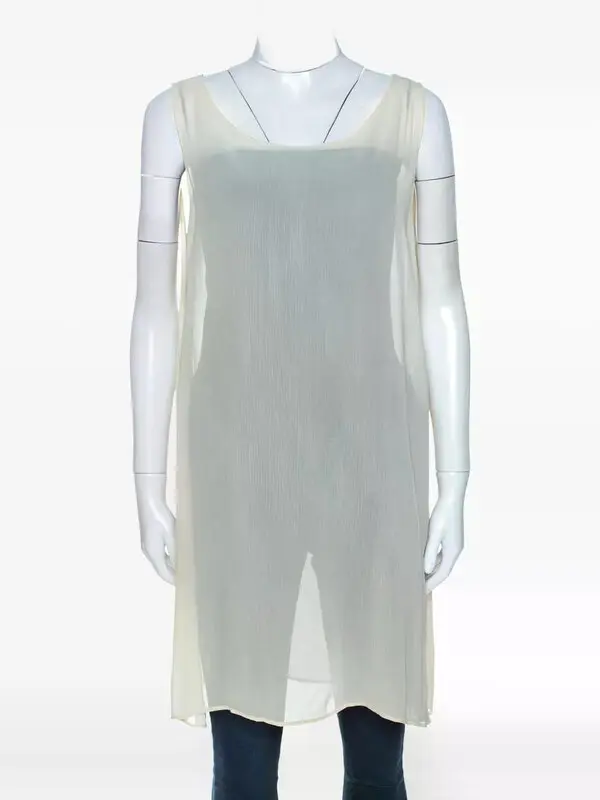 Dolce & Gabbana Sleeveless Sheer Top