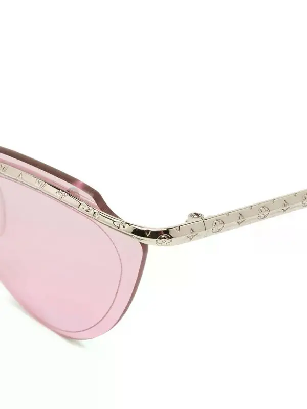 LOUIS VUITTON Cat-eye Rimless Sunglasses
