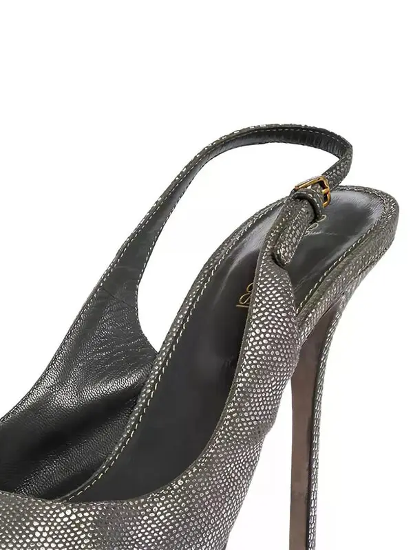 SERGIO ROSSI Slingback Platform Sandals