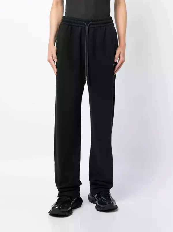 Off-White Stitch Diag Cotton Track Pants - Black