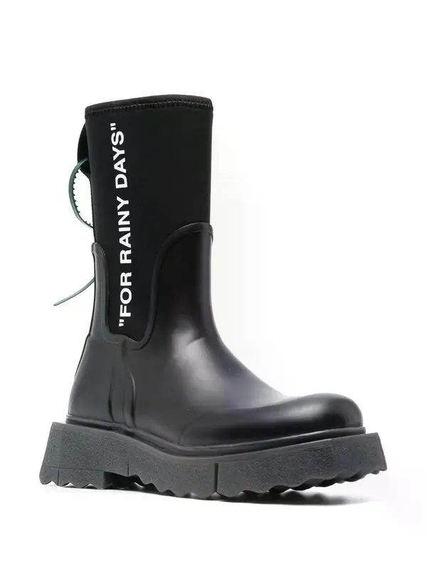 Off-White Rain Boots