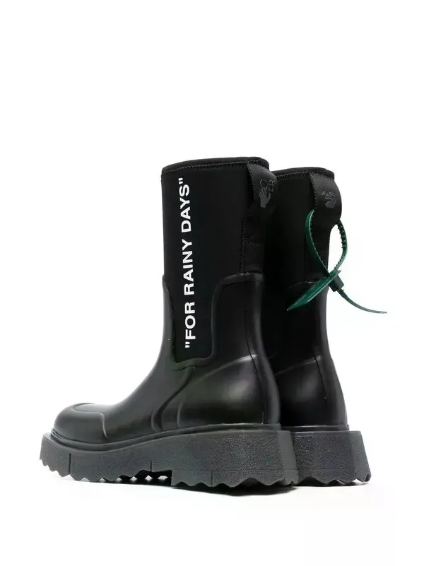 Off-White Rain Boots