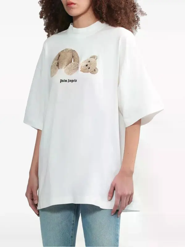 Palm Angels Broken Bear Cotton T-shirt