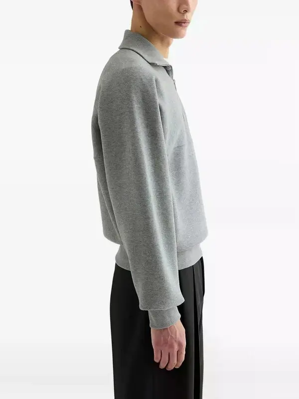 JIL SANDER High-neck Zip-up Sweatshirt