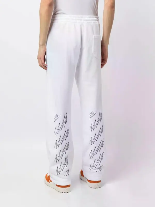 Off-White Stitch Diag Cotton Track Pants