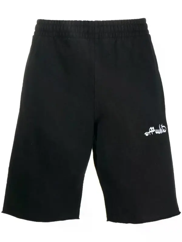 Off-White Script Logo Track Shorts