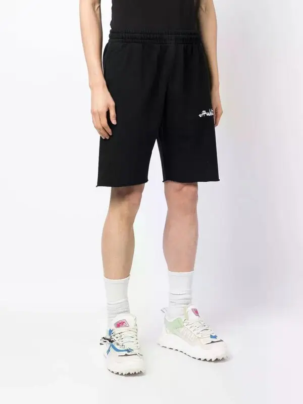 Off-White Script Logo Track Shorts
