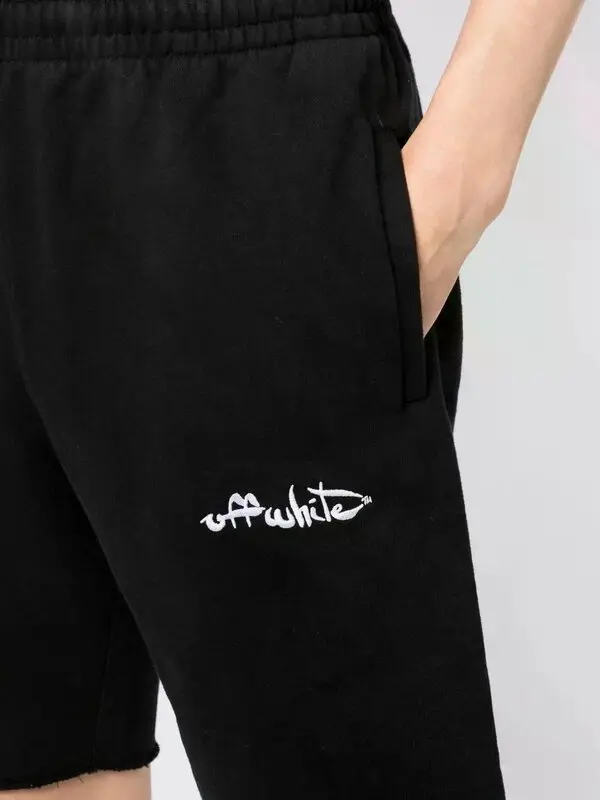 Off-White Script Logo Track Shorts