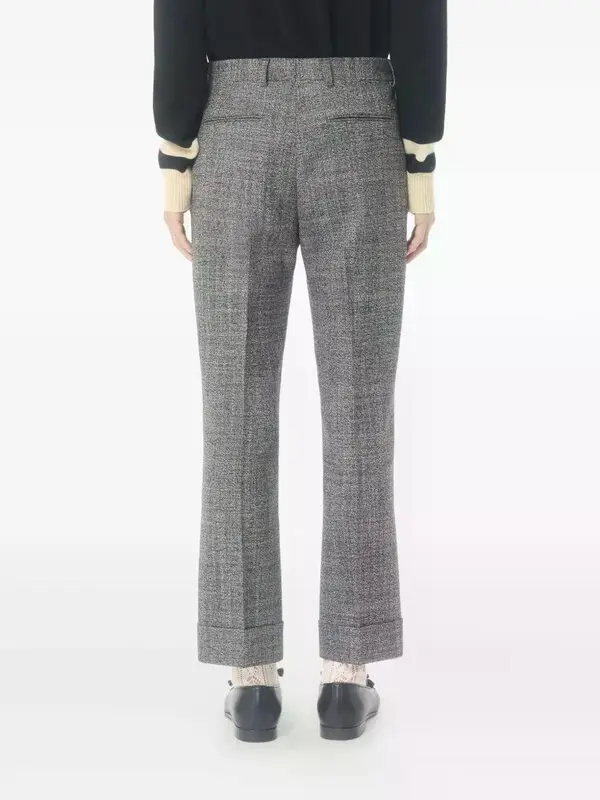 Valentino Garavani Mouliné Cuffed Trousers