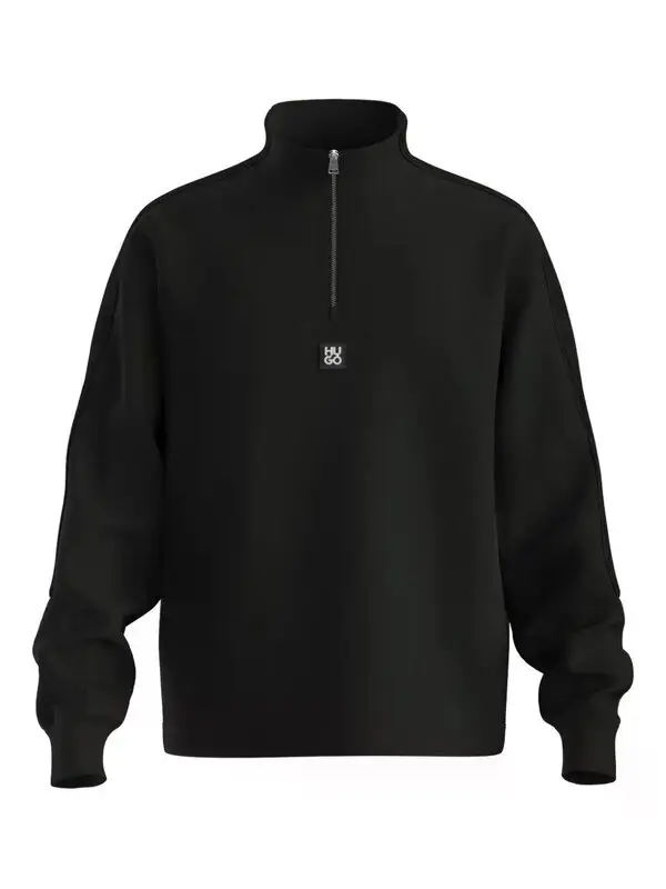 Hugo Half-zip Panelled Sweater