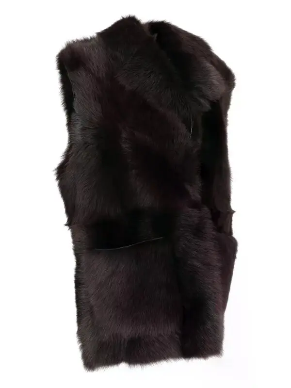LA ROSE Pocket Sleeveless Gilet