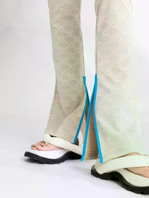 Off-White Monogram Ankle-slit Trousers