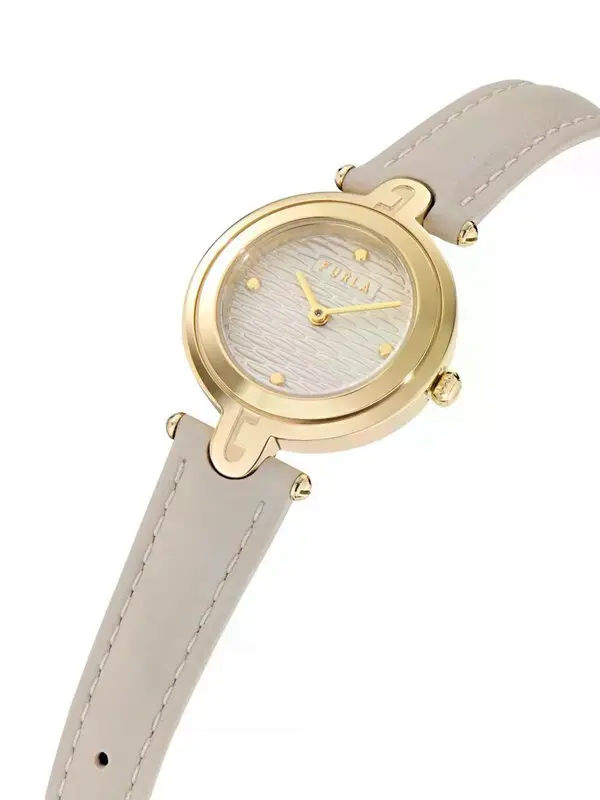Furla Leather Strap 32mm - Grey