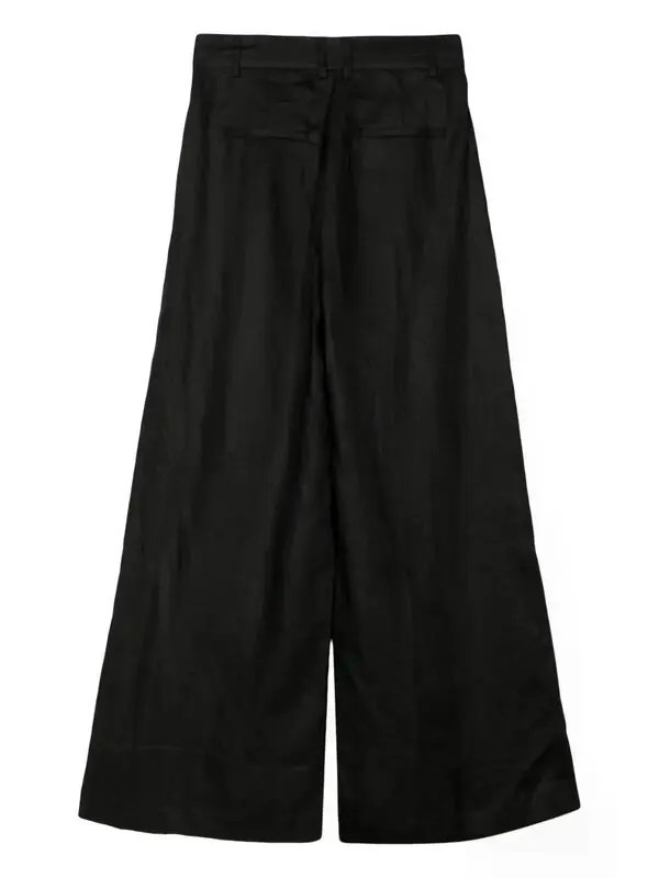 Staud Sasha Wide-leg Linen Trousers