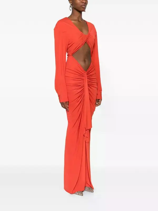 Christopher Esber Vivenda Maxi Dress - Orange