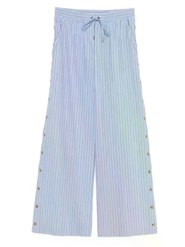 Zimmermann Button-detail Trousers - Blue