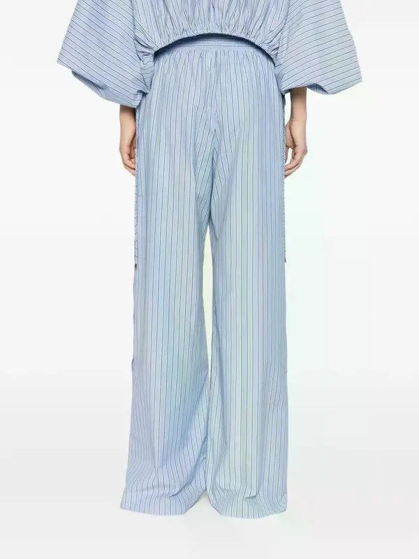 Zimmermann Button-detail Trousers - Blue