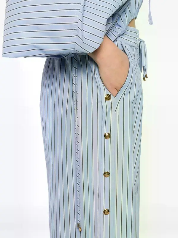 Zimmermann Button-detail Trousers - Blue