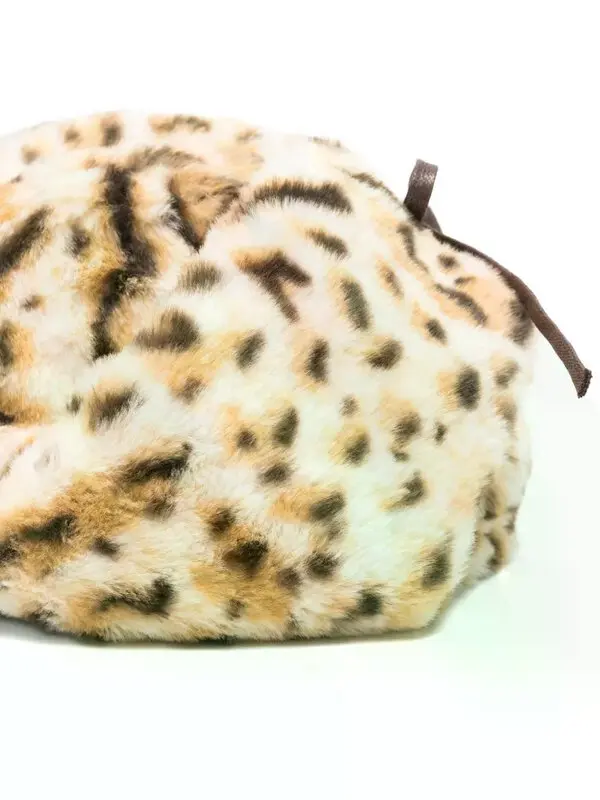 KANGOL Leopard Print Trapper Hat