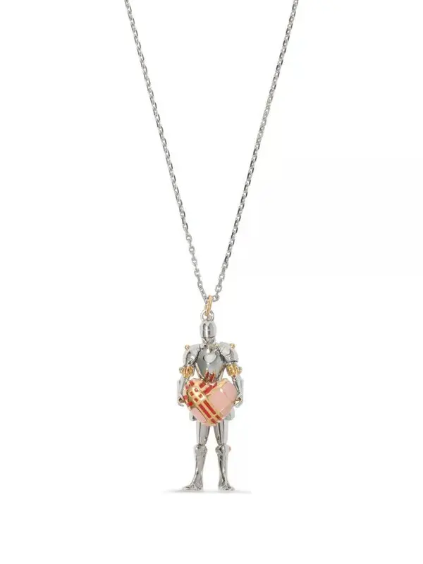 Burberry Knight Heart Pendant Necklace