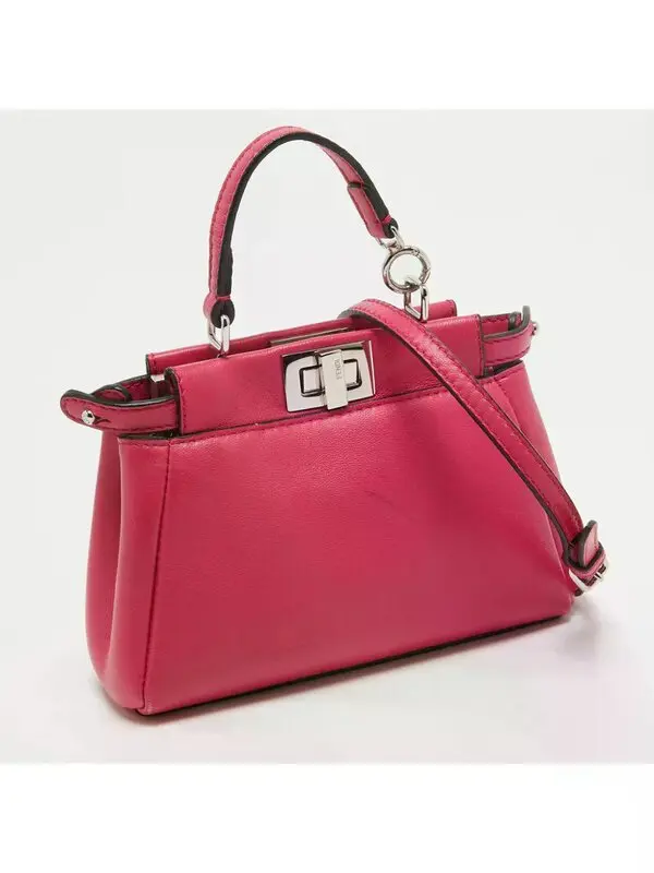 Fendi 2015 Micro Peekaboo Two-way Bag - Pink