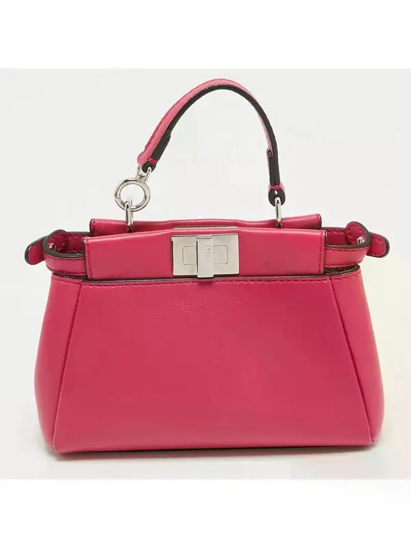Fendi 2015 Micro Peekaboo Two-way Bag - Pink