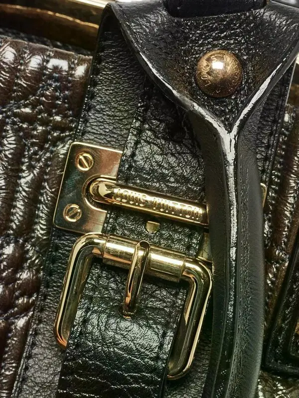 LOUIS VUITTON 2007 Motard Biker Handbag - Black