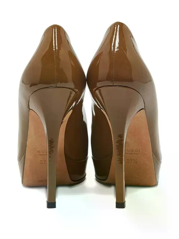 Gucci Patent Leather Platform Pumps
