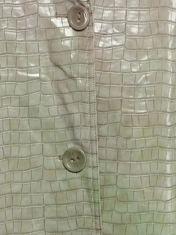 STAND STUDIO Croc-embossed Coat