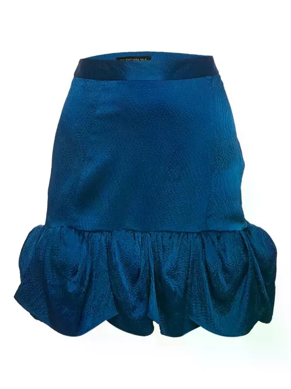 Balenciaga Textured Silk Mini Skirt