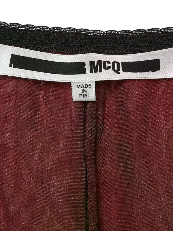 Alexander McQueen Velvet A-line Midi Skirt