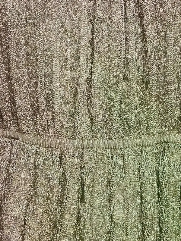 Missoni Metallic-effect Knitted Top - Gold