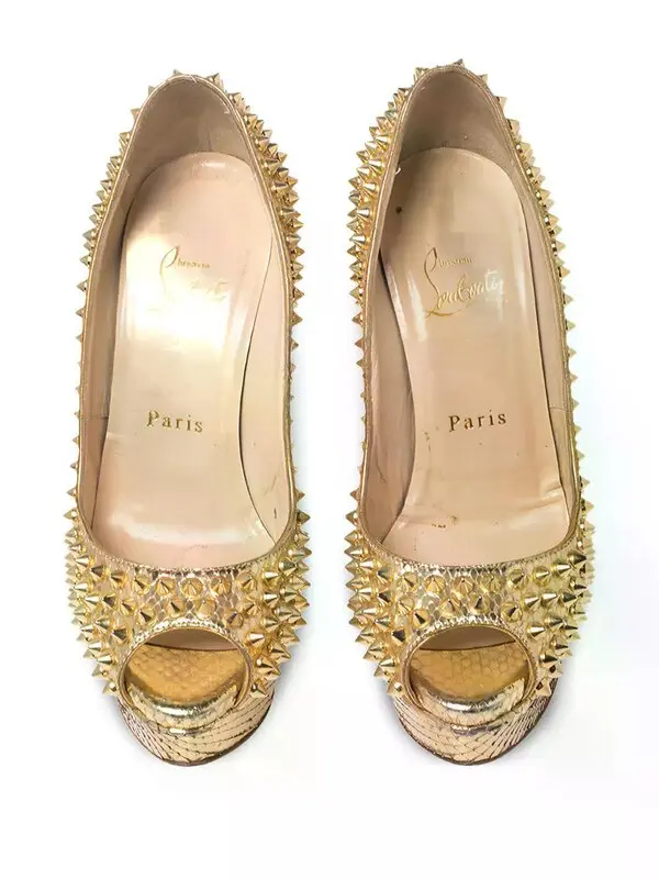 CHRISTIAN LOUBOUTIN Studded Platform Pumps