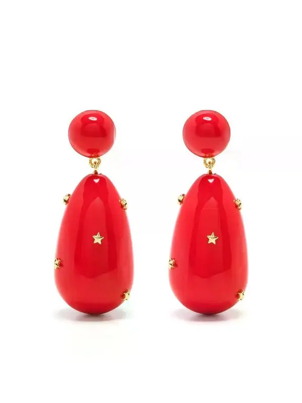 ESHVI Enamel Drop Earrings