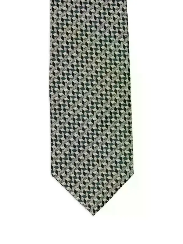 TOM FORD Silk Neck Tie - Green