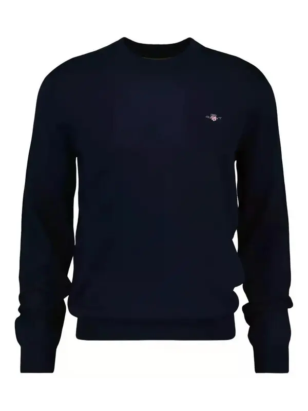 Gant C-neck Sweater - Blue