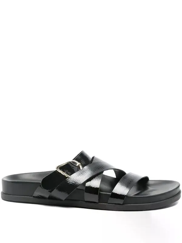 ANCIENT GREEK SANDALS Filipa Buckle-strap Sandals - Black