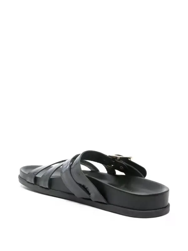 ANCIENT GREEK SANDALS Filipa Buckle-strap Sandals - Black
