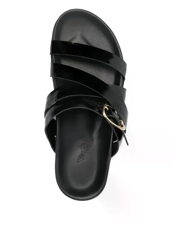 ANCIENT GREEK SANDALS Filipa Buckle-strap Sandals - Black
