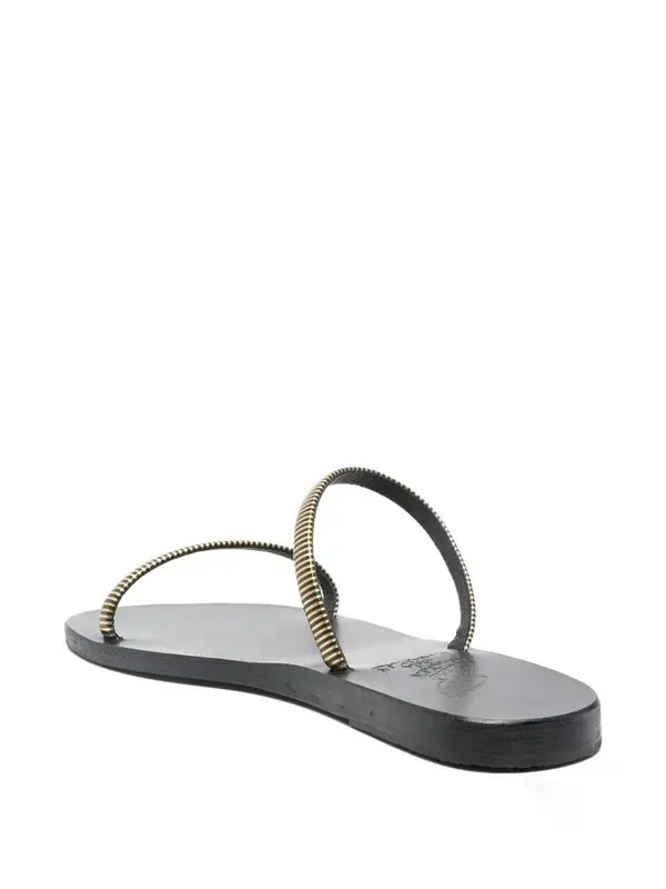 ANCIENT GREEK SANDALS Gloria Double Strap Flat Sandals