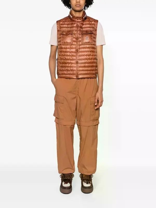 Moncler Gumiane Quilted Down Gilet - Red