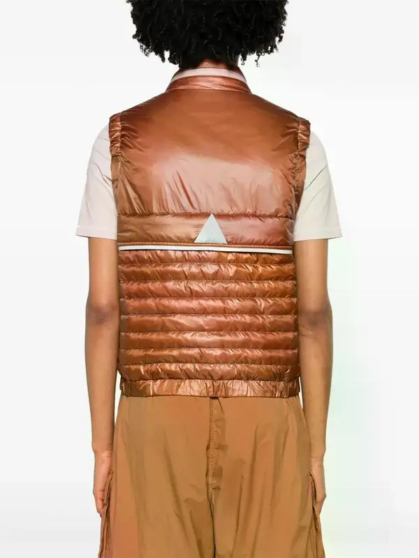 Moncler Gumiane Quilted Down Gilet - Red