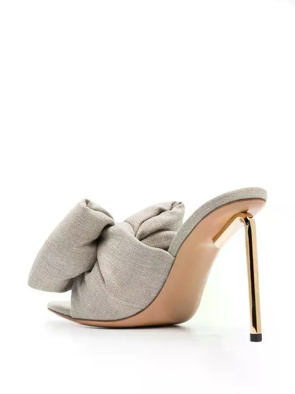 Off-White Bow-detail Open-toe Sandals - Neutrals