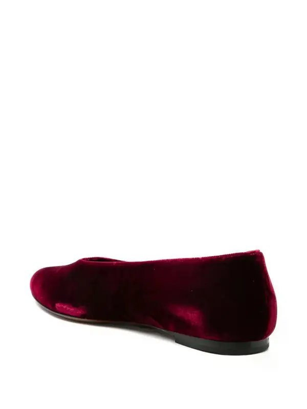 NEOUS 5mm Flat Pumps - Red