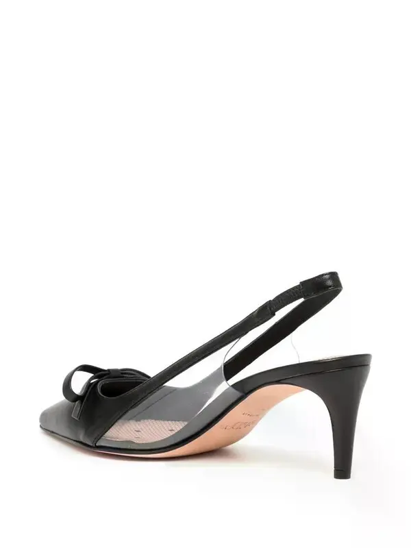 Red Valentino Slingback Leather Pumps