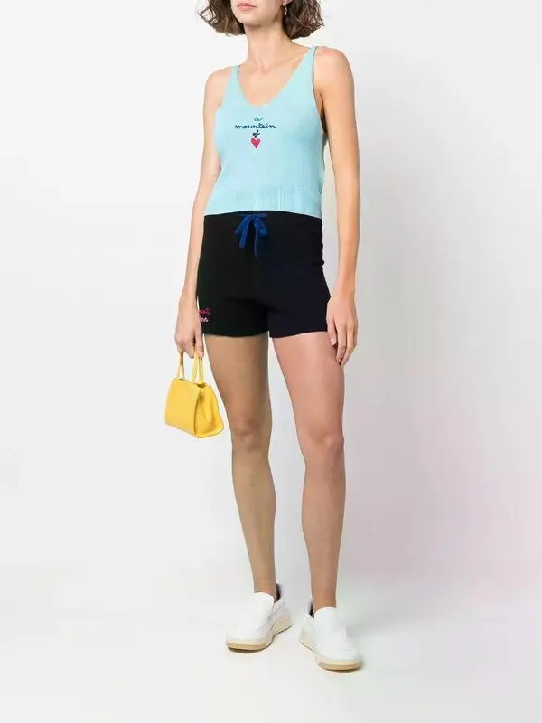 Rossignol Embroidered Logo Knit Crop Top