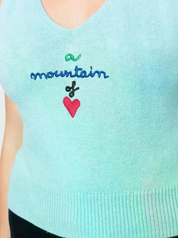 Rossignol Embroidered Logo Knit Crop Top